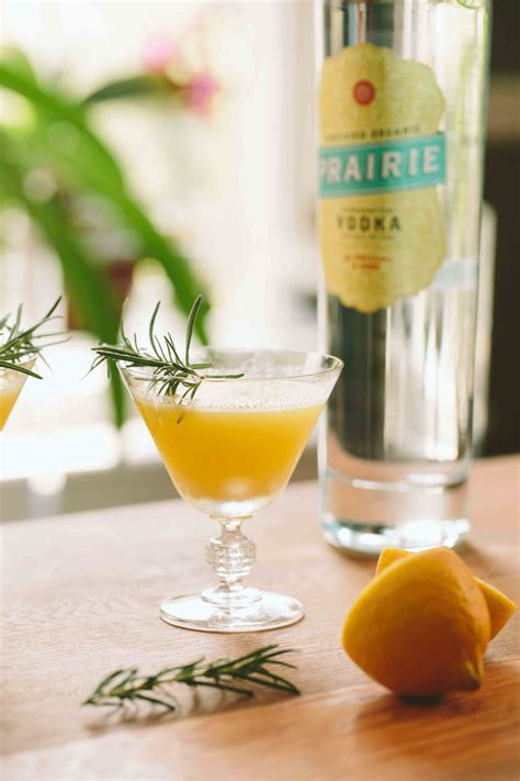 Golden Beet Vodka Rosemary Cocktail — A Thought For Food