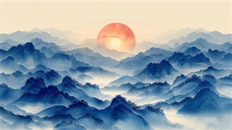 Premium Photo A Modern Design For An Abstract Art Template With A Curve Pattern Japanese