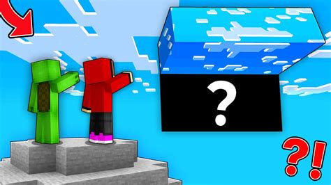 Jj And Mikey Found Secret Passage Inside The Sky In Minecraft Maizen