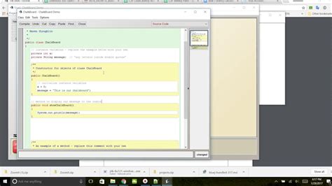 Bluej Video 2 Creating A Project Youtube