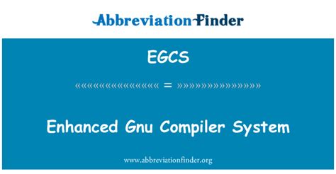 Egcs Gnu Enhanced Gnu Compiler System