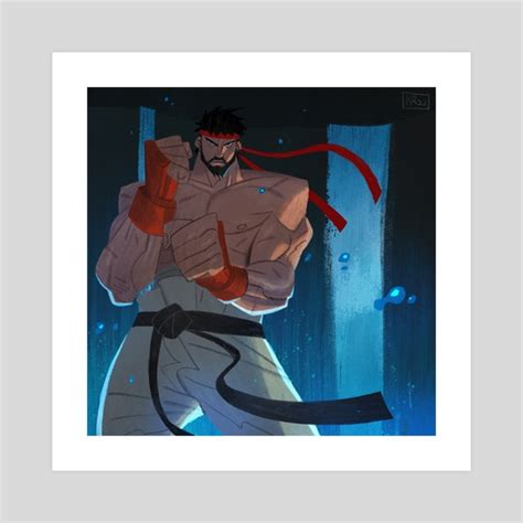 Wide Ryu An Art Print By Denathan Inprnt