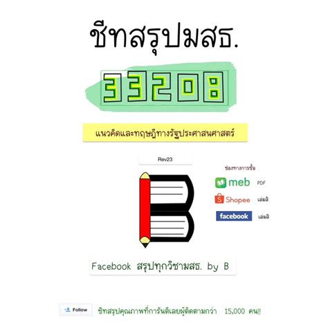 สรุป 33208 แนวคิดและทฤษฎีทางรัฐประศาสนศาสตร์ Shopee Thailand