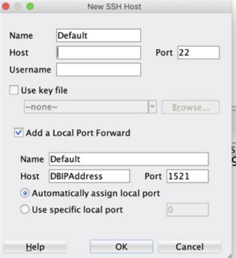 How To Connect To Oracle Database Through Ssh Tunnel Using Sql