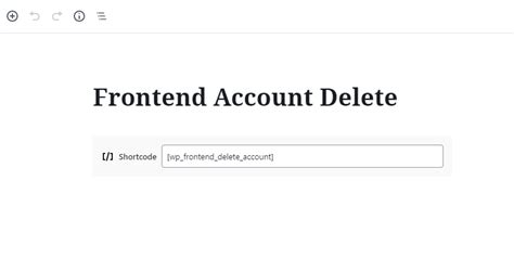 Wp Frontend Delete Account Wordpress Plugin