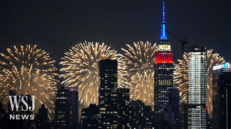 Fourth Of July Fireworks Light Up Sky Around The Us Wsj News Youtube