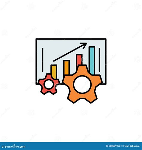 Growth Finance Chart Outline Icon Element Of Finance Illustration Icon Stock Vector