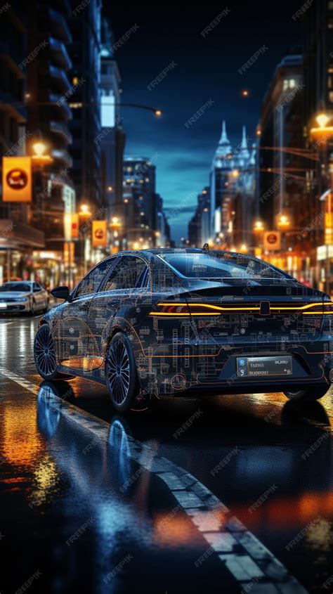 Premium Ai Image Autonomous Vehicle Sensor System Design For