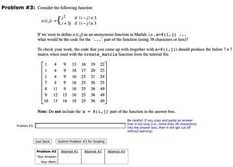 Solved Problem Consider The Following Function Chegg