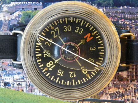 Vintage Ww2 German Luftwaffe Pilots Bakelite Ak39 Wrist Compass