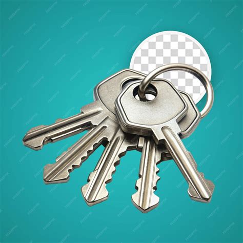 Set Of Different Types Of Keys Premium Ai Generated Psd