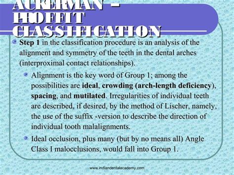 Skeletal Classification Certified Fixed Orthodontic Courses By Indian