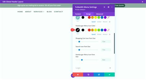 How To Build A Global Header With Divi S Fullwidth Menu Module