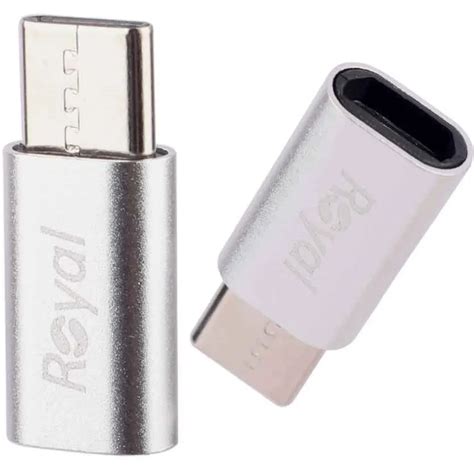 تبدیل میکرو Usb به Type C رویال ا Micro Usb To Type C Royal خرید عمده