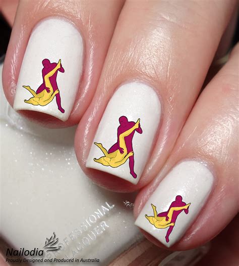 Sex Position Nail Art Decal Sticker Etsy
