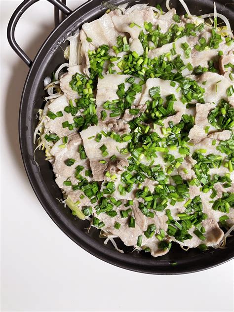 유자폰즈와 즐기는 대패삼겹살 배추찜 숙주찜 레시피 10분 완성 초 간단일품요리