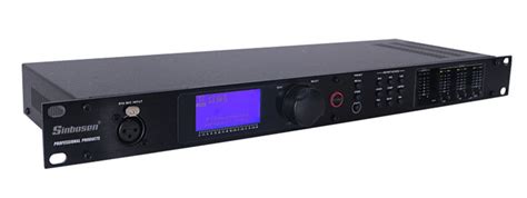 sinbosen 2 input 6 output karaoke processor processador de som