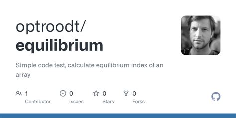 Github Optroodtequilibrium Simple Code Test Calculate Equilibrium