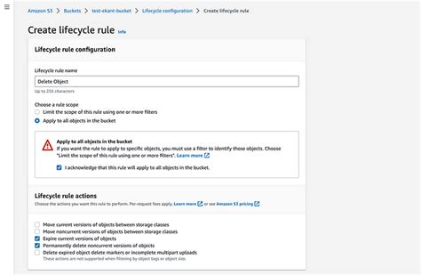 How To Delete The Objects In S3 Bucket If Versioning Is Enabled