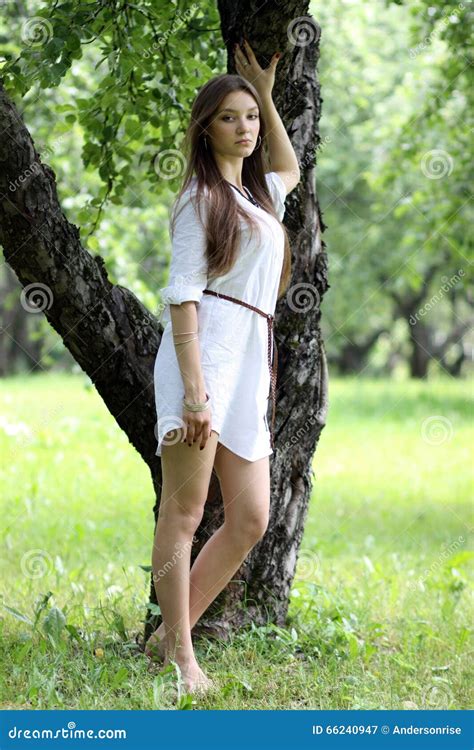 Beautiful Young Woman Stock Image Image Of Beauty Nature 66240947