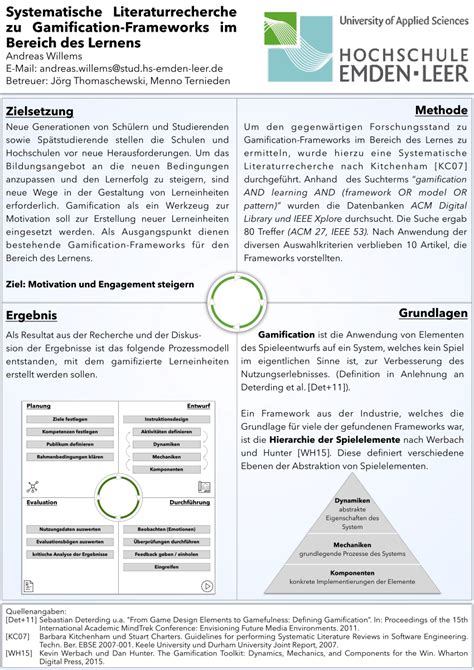 Pdf Systematische Literaturrecherche Zu Gamification Frameworks Im