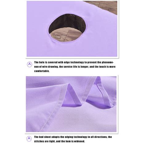Professional Massage Bed Cover With Face Hole For Salon And Spa