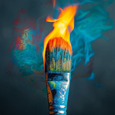 a fiery passion lives within illumination medium