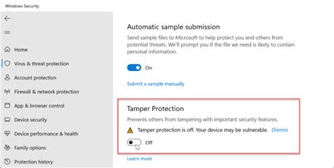 How To Enable Or Disable Tamper Protection On Windows
