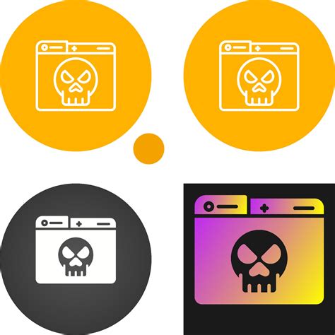 Dark Web Vector Icon 40935858 Vector Art At Vecteezy