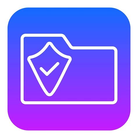 Premium Vector Secured Folder Vector Icons