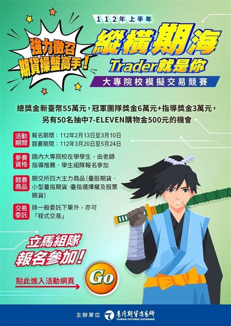 112年上半年縱橫期海 Trader就是你－大專院校模擬交易競賽