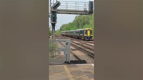 Swr Class 159 Passing Brookwood Station 170623 Train Railway