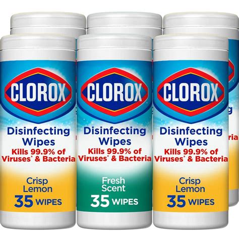 Have A Question About Clorox 35 Count Crisp Lemon And Fresh Scent