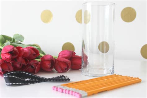 Pencil Vase Diy End Of School Teacher T Catch My Party