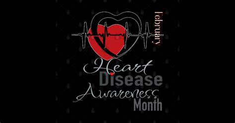 Heart Disease Awareness Month Heart Disease Awareness Month Sticker