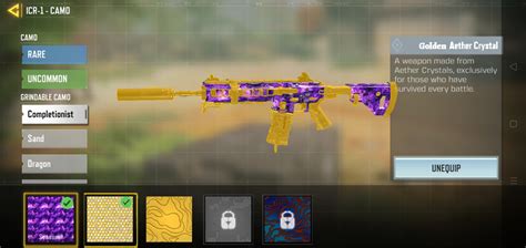 Golden Aether Crystal Camo Diamond Aether Rcallofdutymobile