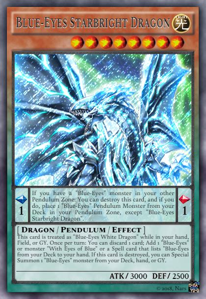 Blue Eyes Starbright Dragon Yu Gi Oh Revolution Fanon Wiki Fandom