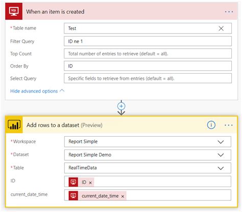 Create A Real Time Streaming Dataset In Power Bi Using Microsoft Flow