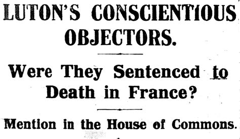 Diary The Conchie Question Great War Stories