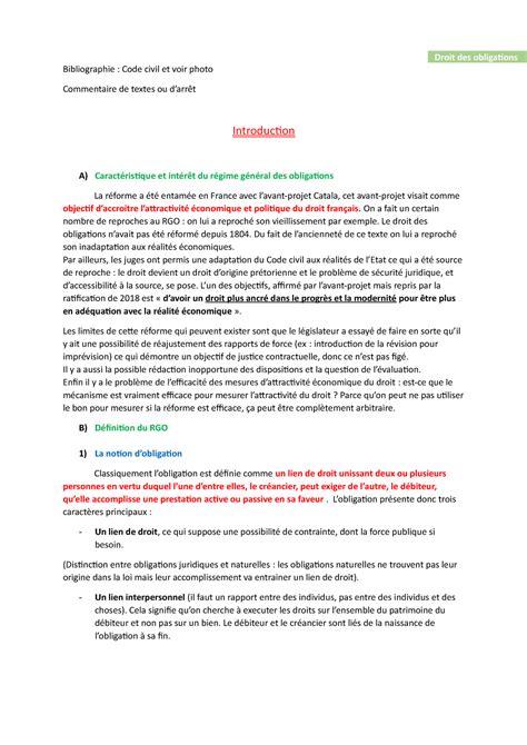 Introduction Marie Cours Du Semestre 5 Bibliographie Code Civil