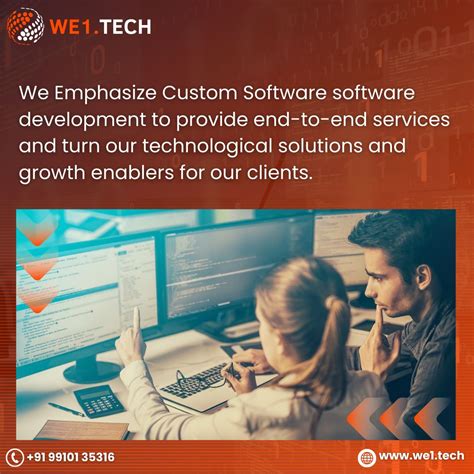 we1 tech it service provider on linkedin customtechgrowth techsolutions softwaresolutions