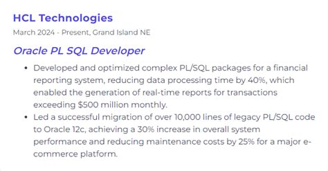 Top Oracle PL SQL Developer Skills To Put On Your Resume