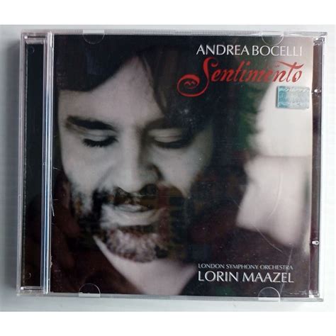 Cd Andrea Bocelli Sentimento Shopee Brasil