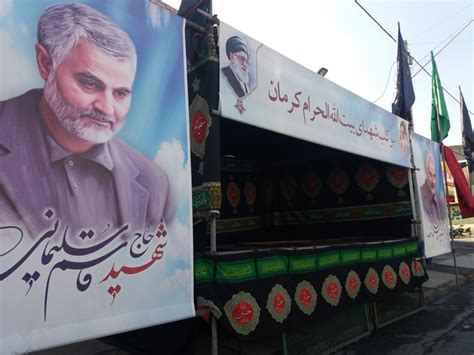 انتظار کرمانی ها برای ورود سردار شهید سلیمانی تصاویر