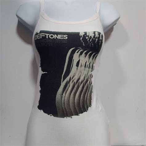 Deftones Tank Top Ribbed Vintage Tour Design 1988 Sacramento Numetal