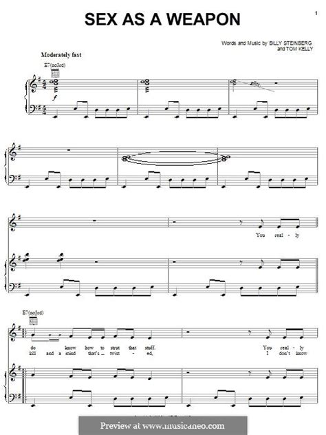 Sex As A Weapon Von B Steinberg T Kelly Noten Auf MusicaNeo