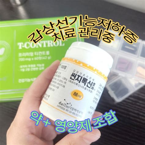 갑상선기능저하증 영양제 약 씬지록신 복용 3년차 네이버 블로그