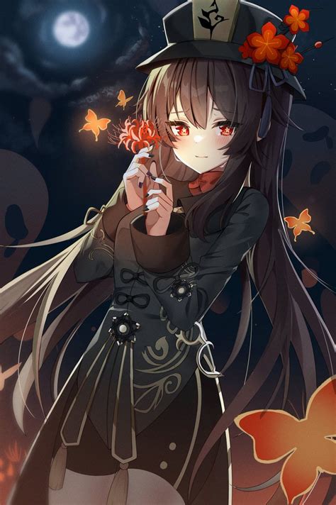 胡桃「原神 Genshinimpact Hutao 胡桃 」kaku カクのイラスト