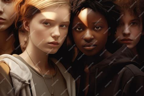 Premium Ai Image Social World Problem Discrimination Racism Ethical