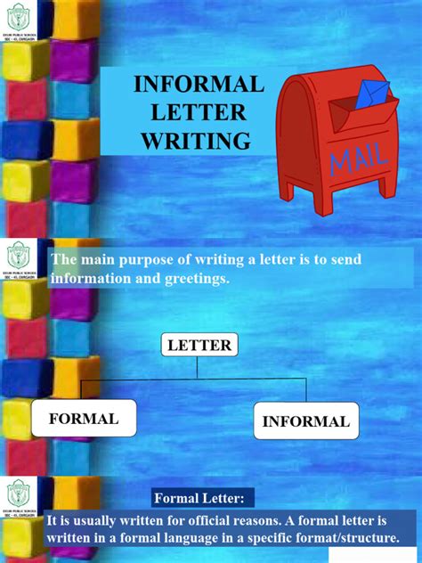 Informal Letter Ppt Class 4 Pdf